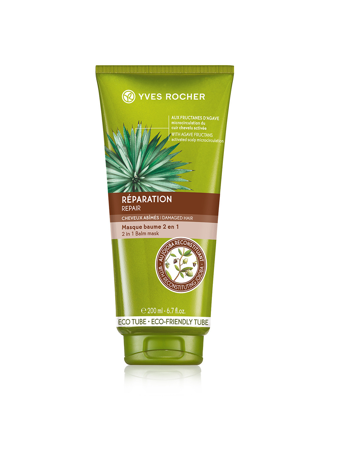 Buy Yves Rocher Repair 2 In 1 Hair Balm Mask 200ml - Hair Masks for ...