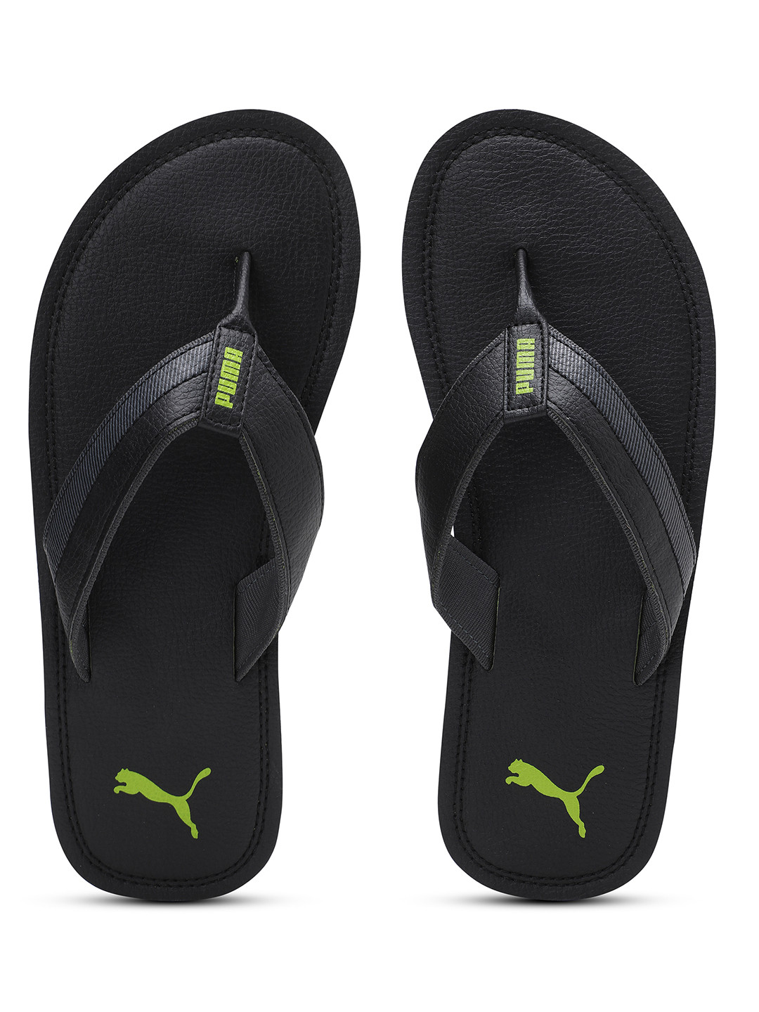 Buy Puma Men Black Solid Thong Tsukisho Flip Flops - Flip Flops for Men ...