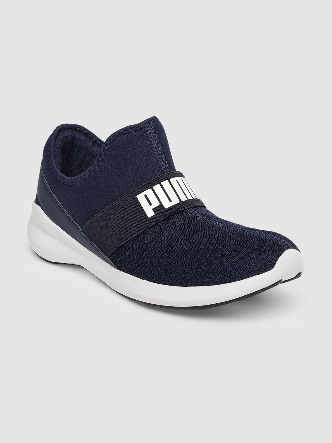 Buy Puma Men Navy Blue Pace Slip On V2 Sneakers - Casual Shoes for Men ...