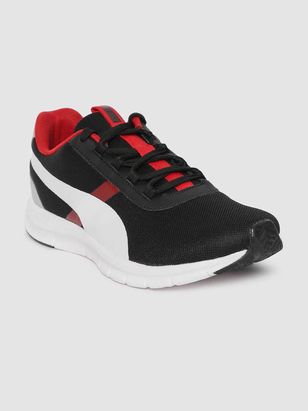Buy Puma Unisex Black White Colourblocked Flex R Dual Sneakers - Casual ...