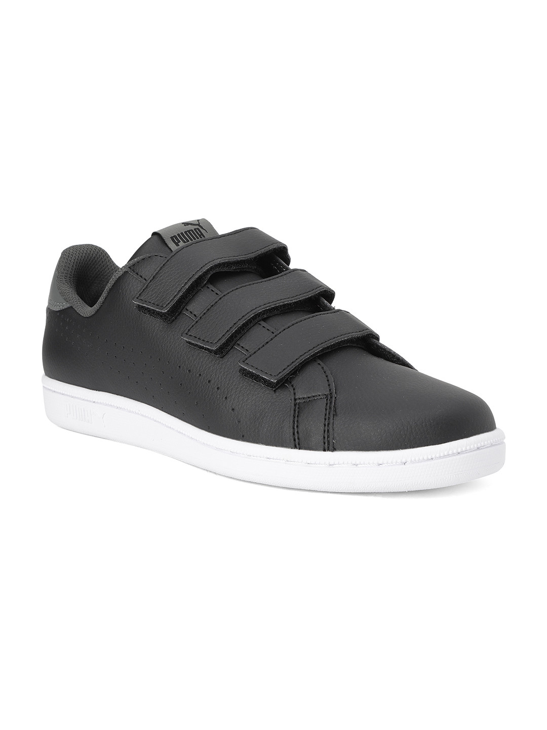 Buy Puma Unisex Black Smash Velcro Sneakers - Casual Shoes for Unisex ...