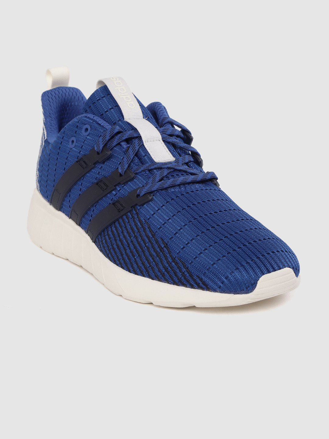 Buy ADIDAS Men Blue Woven Design Questar Flow Running Shoes - Sports ...