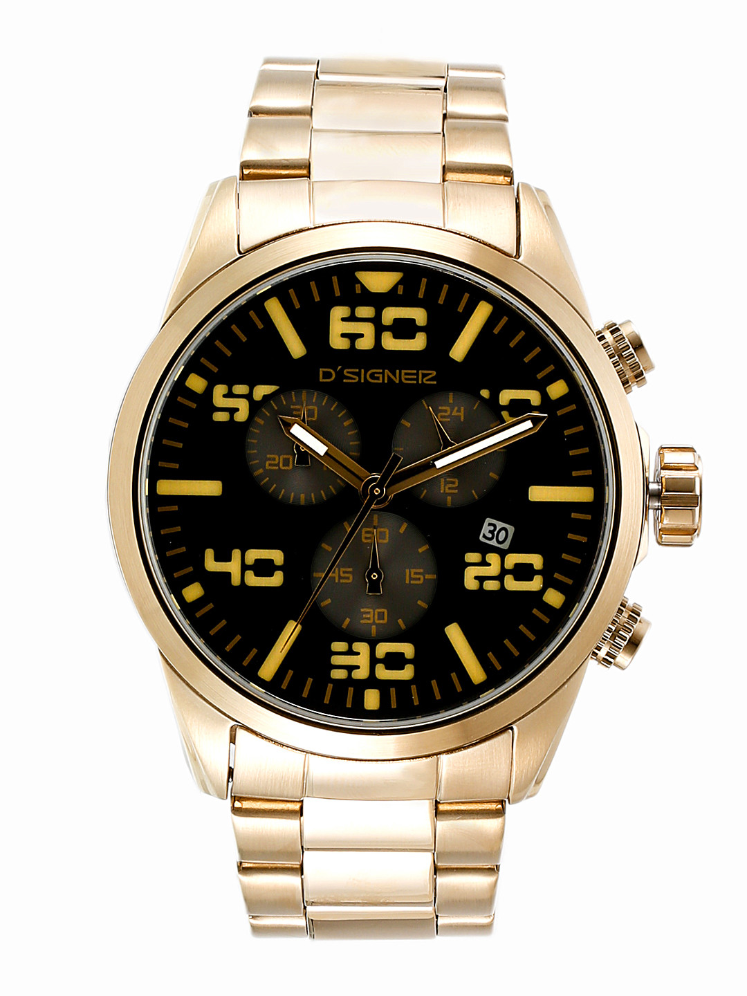 Buy D'signer Men Black Dial Watch 682GM - Watches for Men 1135397 | Myntra