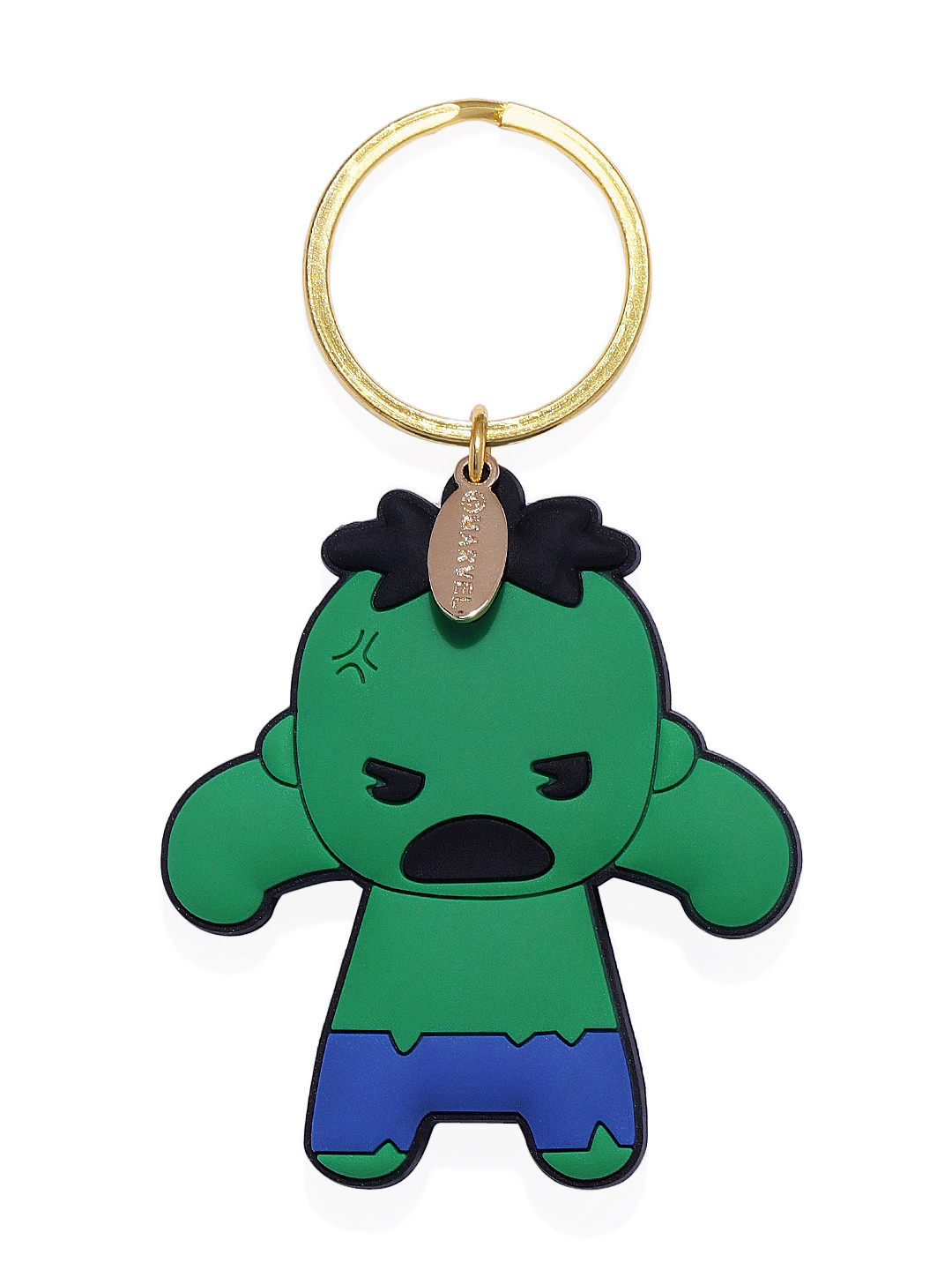 Buy EFG Green & Blue Marvel Avengers Hulk Rubber Keychain - Key Chain ...