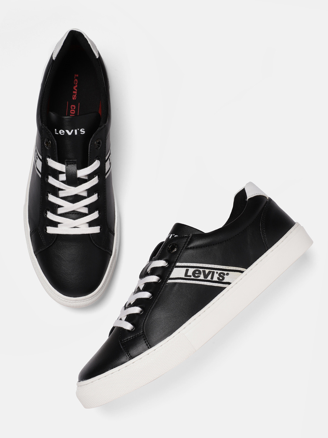 Buy Levis Men Black BONN Sneakers - Casual Shoes for Men 11368872 | Myntra