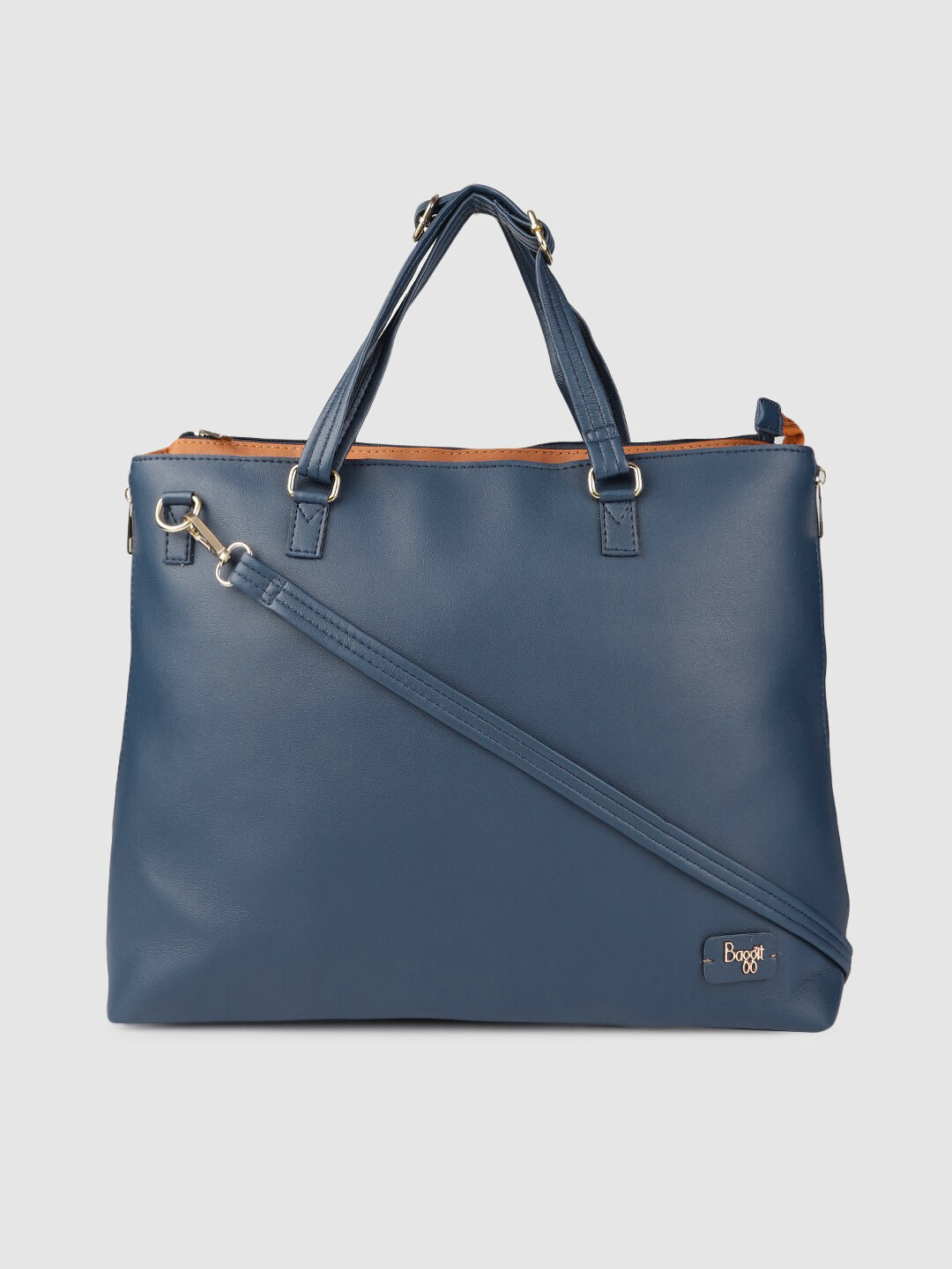 Buy Baggit Blue Solid Shoulder Laptop Bag - Handbags for Women 11375626 ...