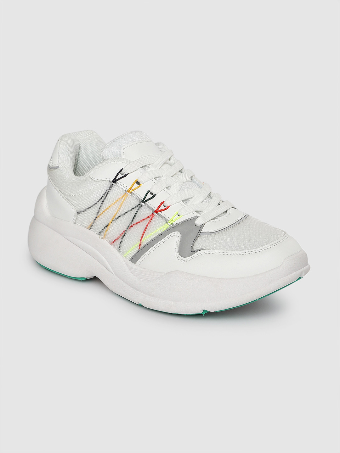 Buy Flying Machine Men White DARIO Sneakers - Casual Shoes for Men ...