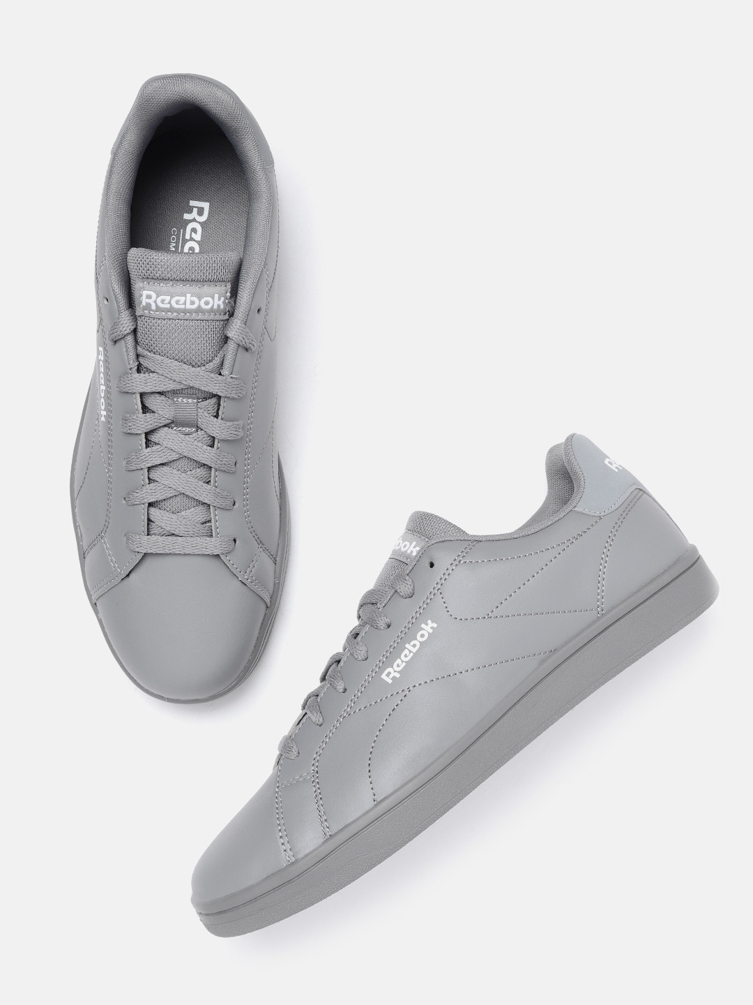 Buy Reebok Classic Unisex Grey Royal Complete Clean 2.0 Sneakers ...