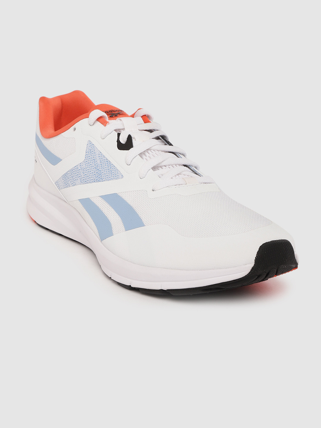 Buy Reebok Men White & Blue Woven Design 4.0 Running Shoes - Sports ...