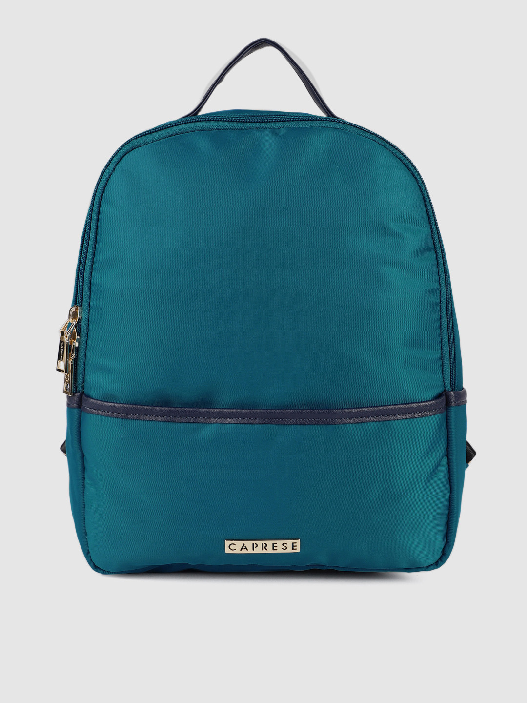 Buy Caprese Women Teal Blue Solid Backpack - Backpacks for Women ...