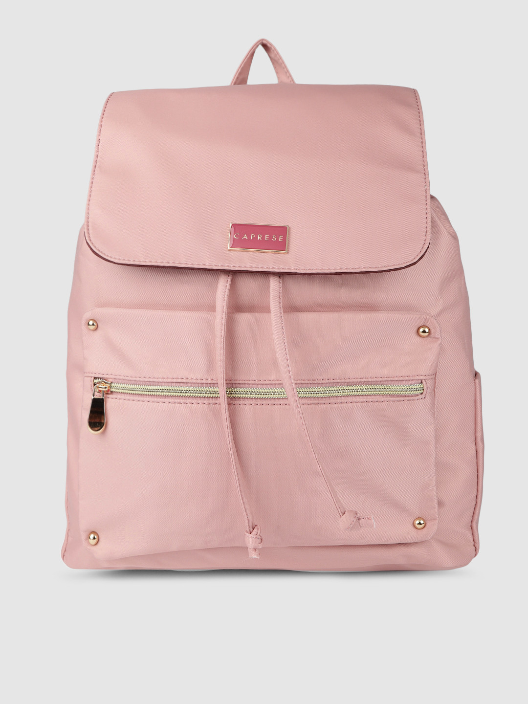 Buy Caprese Women Pink KELLY Solid Backpack - Backpacks for Women ...