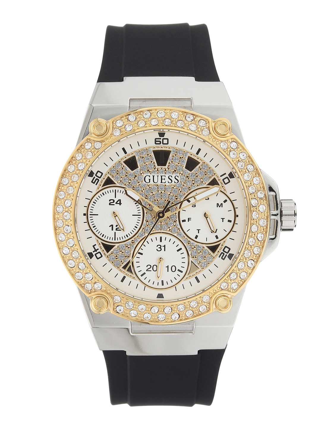 Buy GUESS Women White Analogue Watch W1291L1 - Watches for Women ...