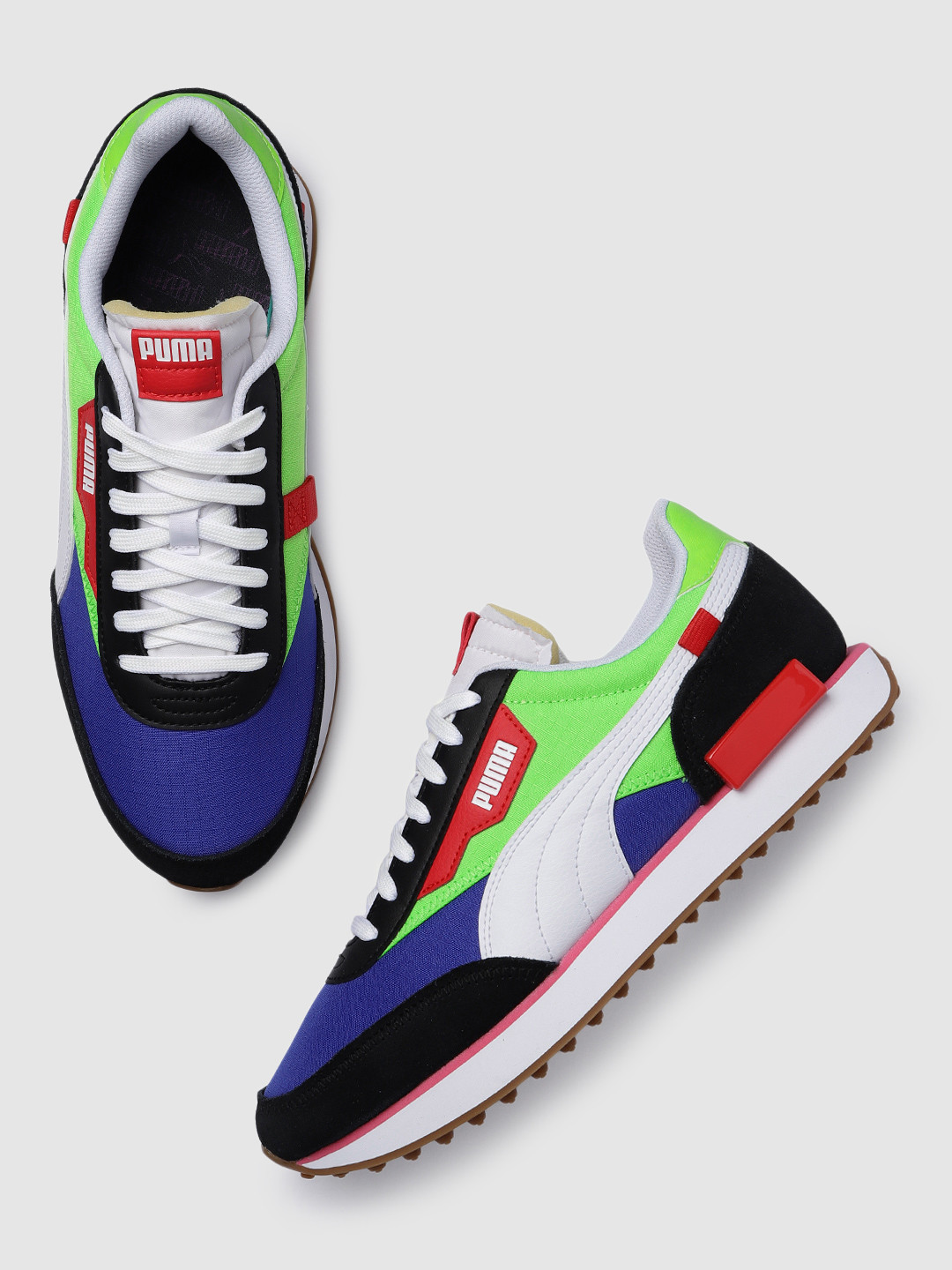 Buy Puma Unisex Multicoloured Rider Play On Sneakers - Casual Shoes for ...
