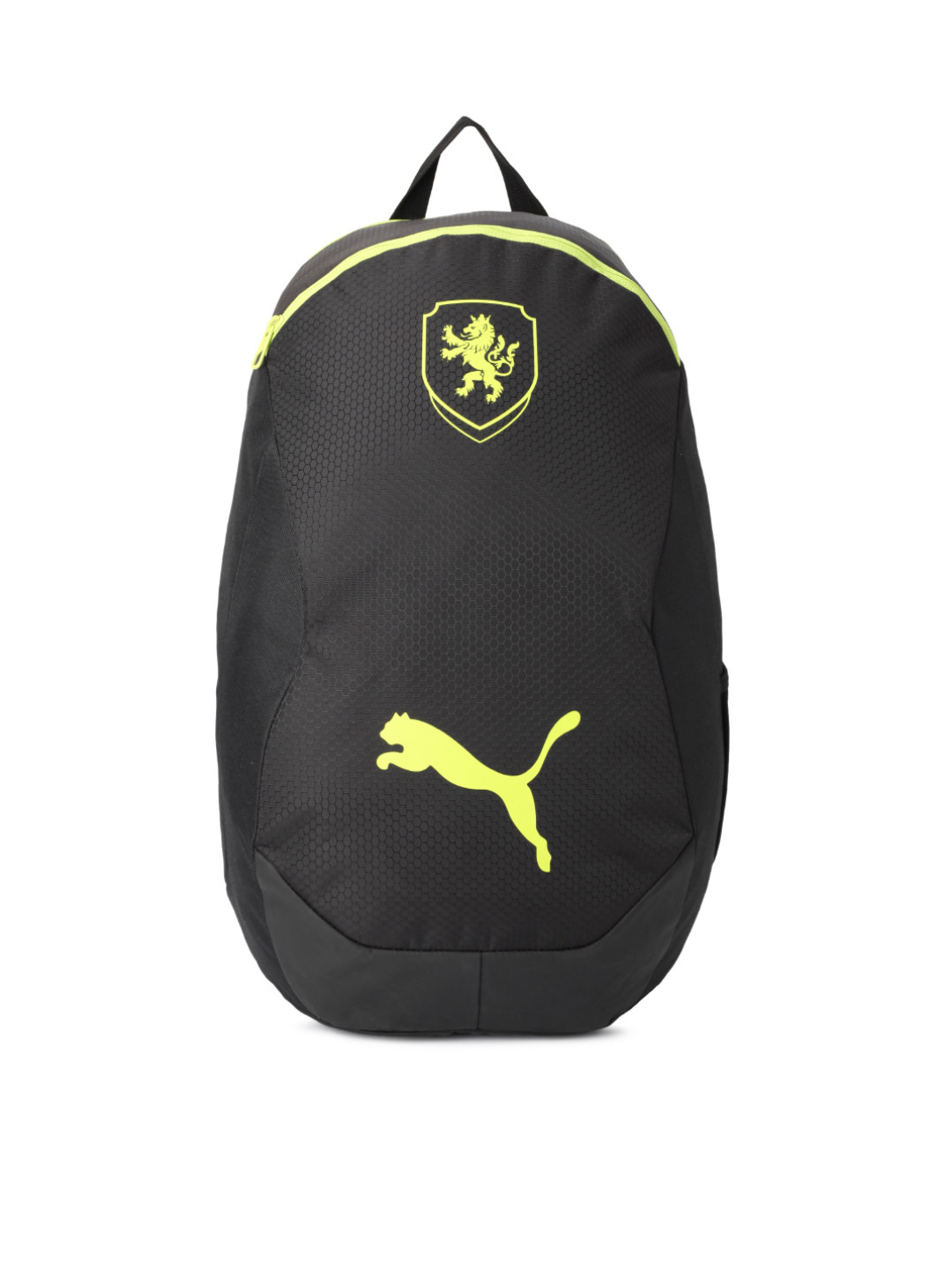 Buy Puma Unisex Lime Green & Black Brand Logo Backpack - Backpacks for ...