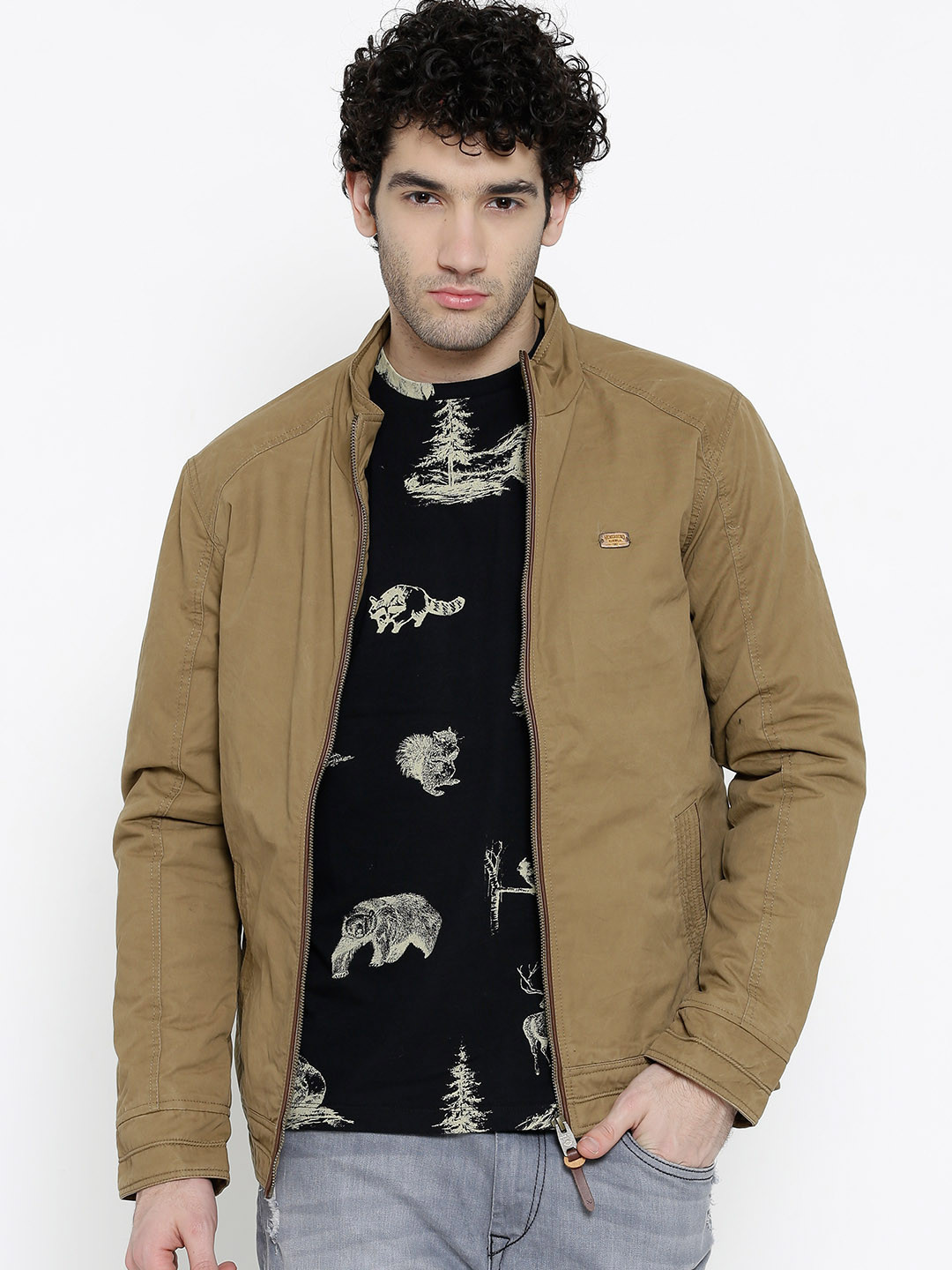 Buy Numero Uno Brown Jacket - Jackets for Men 1142822 | Myntra