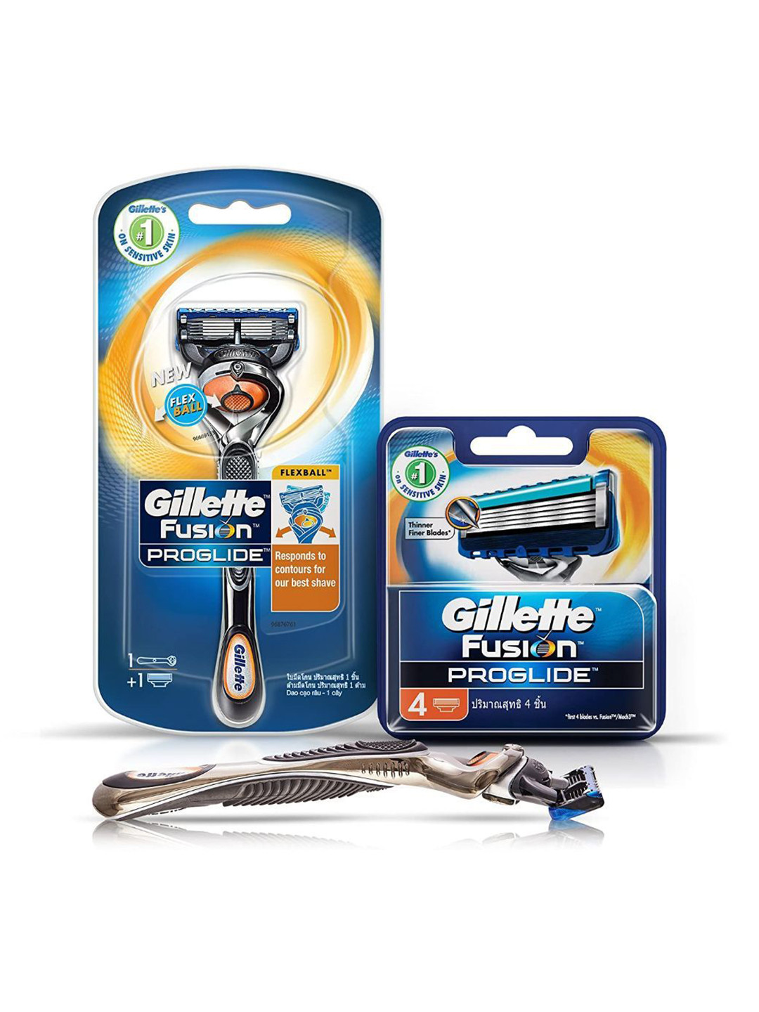 Buy Gillette Men Fusion Proglide Flex Ball Razor With 4 Flex Ball ...