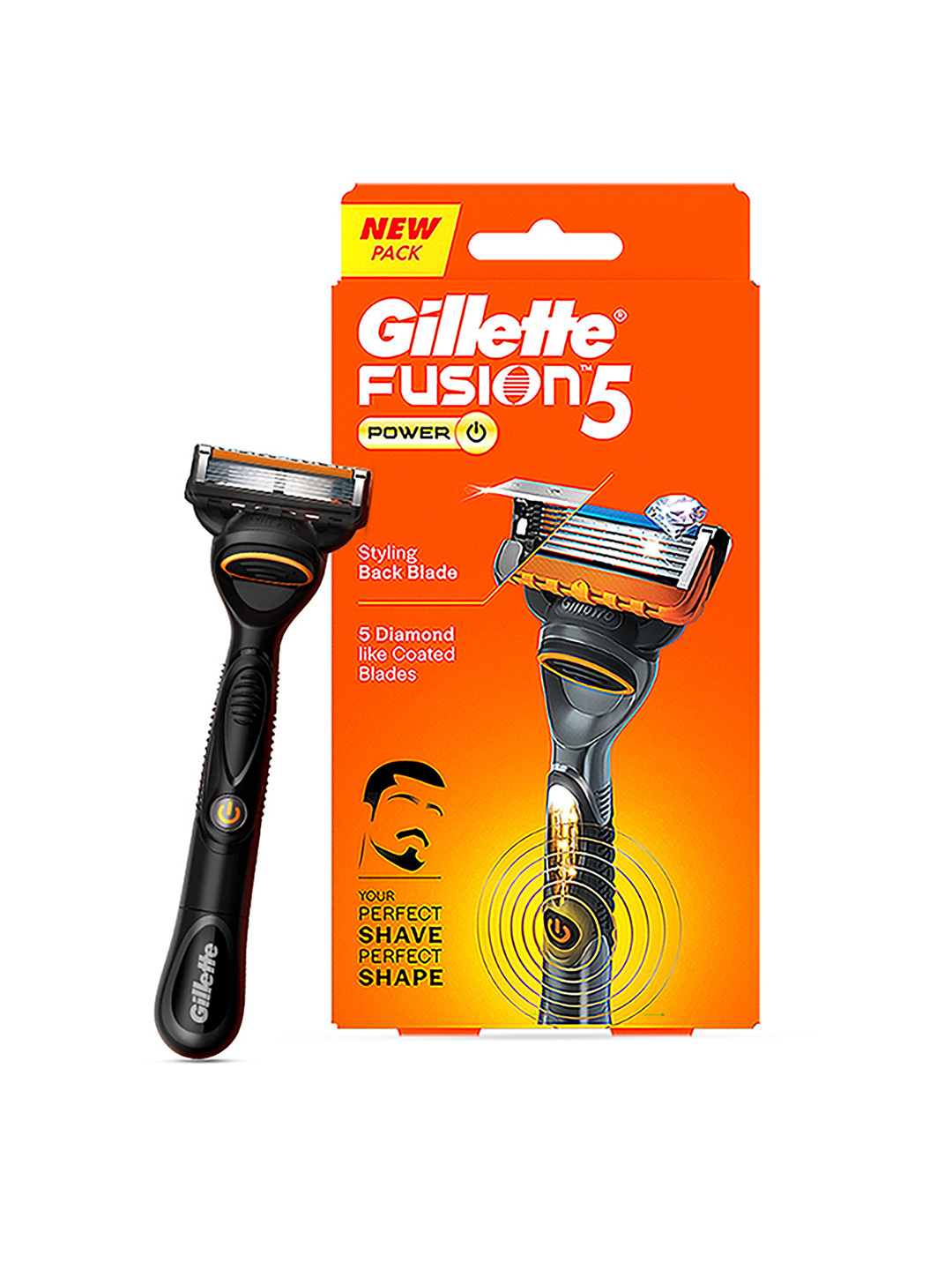 Buy Gillette Men Fusion Power Shaving Razor With Cartridge & Battery ...