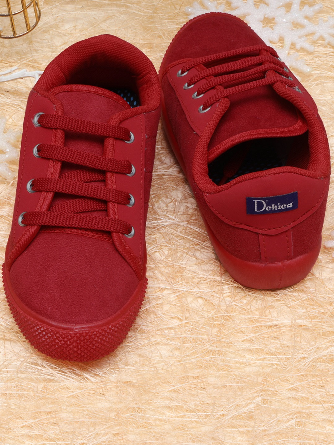 Buy DChica Boys Red Sneakers - Casual Shoes for Boys 11434136 | Myntra