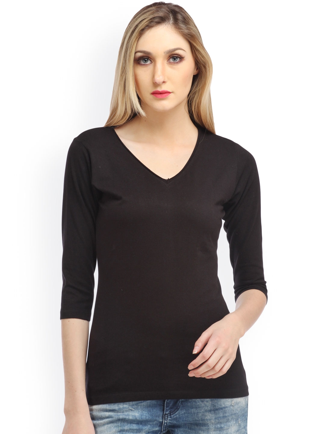 Buy Cation Black Top Tops For Women 1144072 Myntra