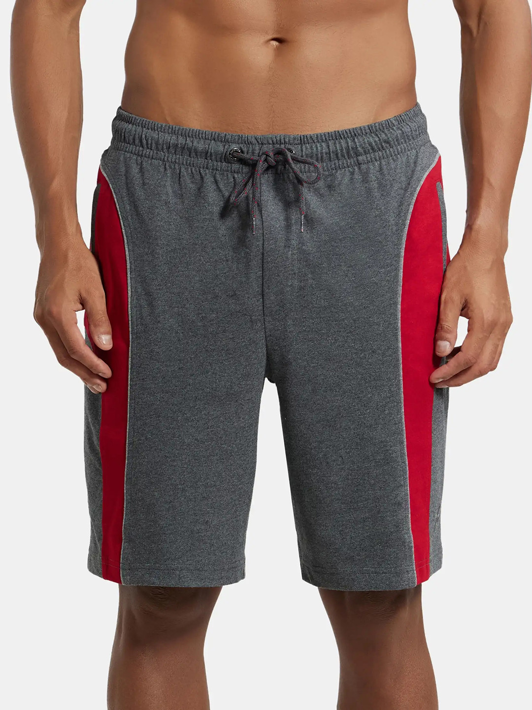 Buy Jockey Combed Cotton Rich Straight Fit Shorts With Side Pockets ...