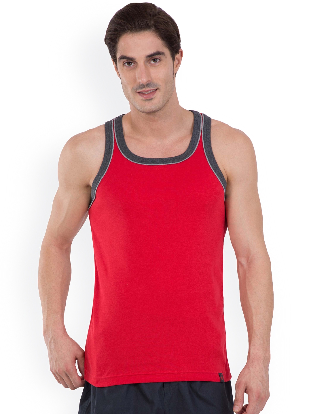 Buy Jockey Men Red Solid Innerwear Vest Innerwear Vests For Men 11443888 Myntra