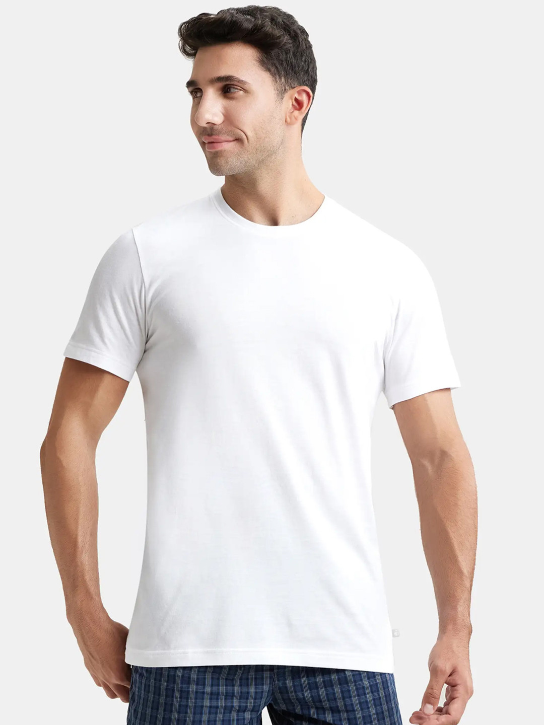 Buy Jockey Combed Cotton Half Sleeved Inner Tshirt MC06 - Innerwear ...