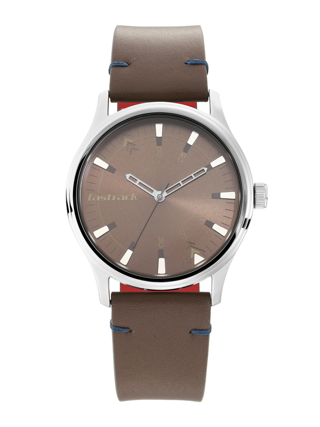 Buy Fastrack Valentine Men Brown Analogue Watch 3236SL03 - Watches for ...