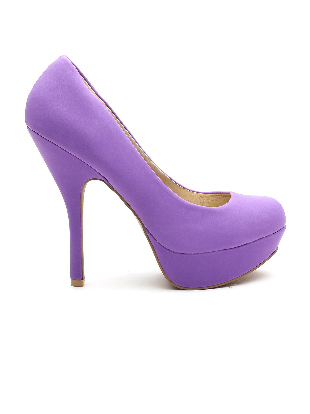 Buy Qupid Women Purple Pumps - Heels for Women 1148752 | Myntra