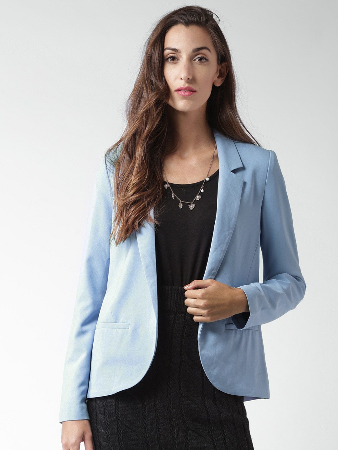 Buy FOREVER 21 Blue Jacket - Jackets for Women 1152780 | Myntra