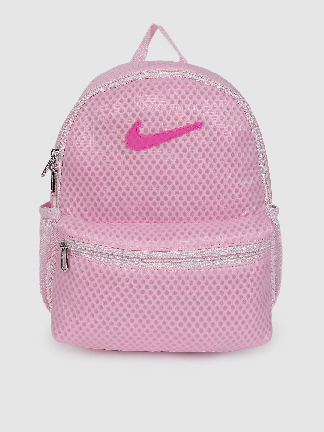 Buy Nike Unisex Kids Pink Solid Backpack - Backpacks for Unisex Kids ...
