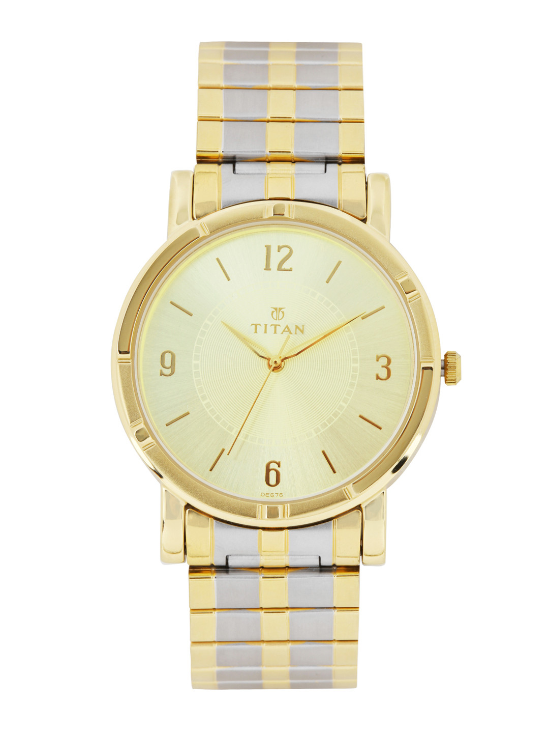Buy Titan Men Gold Toned Dial Watch 1639BM01 - Watches for Men 1154972 ...