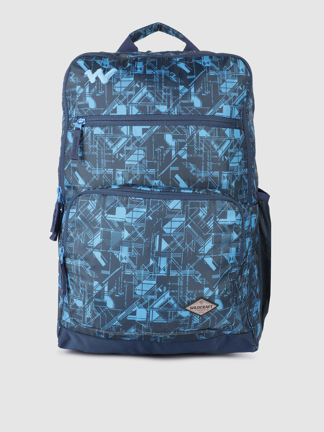 Buy Wildcraft Unisex Blue Graphic Printed Evo2 Wireframe Backpack ...
