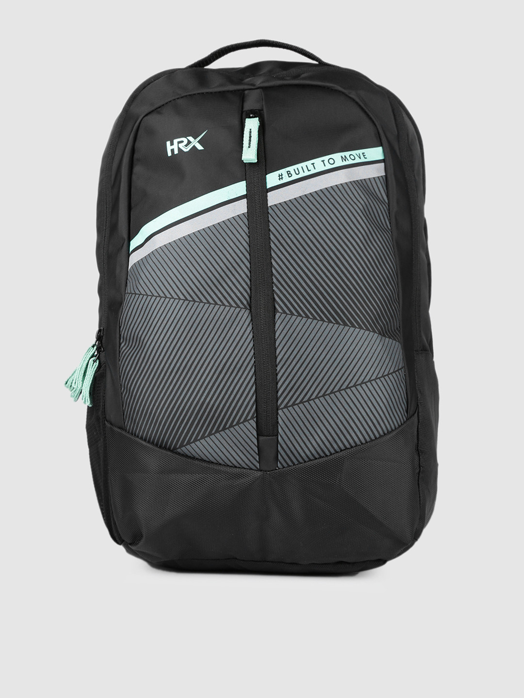Buy HRX By Hrithik Roshan Unisex Black Elevation Backpack - Backpacks ...