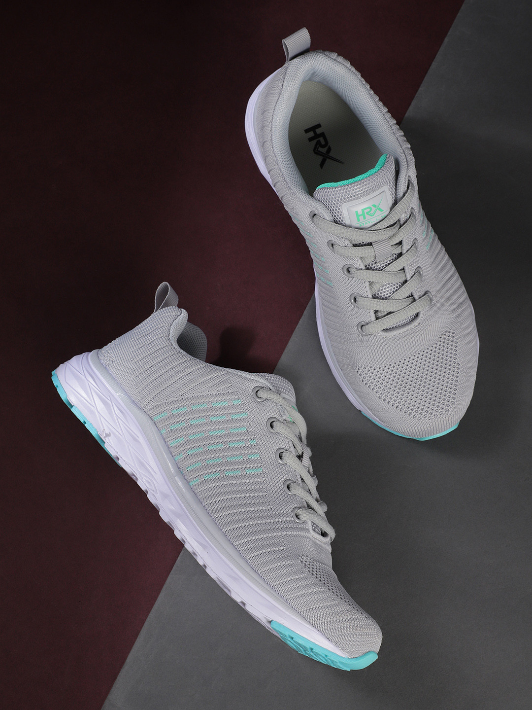 Buy HRX By Hrithik Roshan Women Grey Absolute Run - Sports Shoes for ...