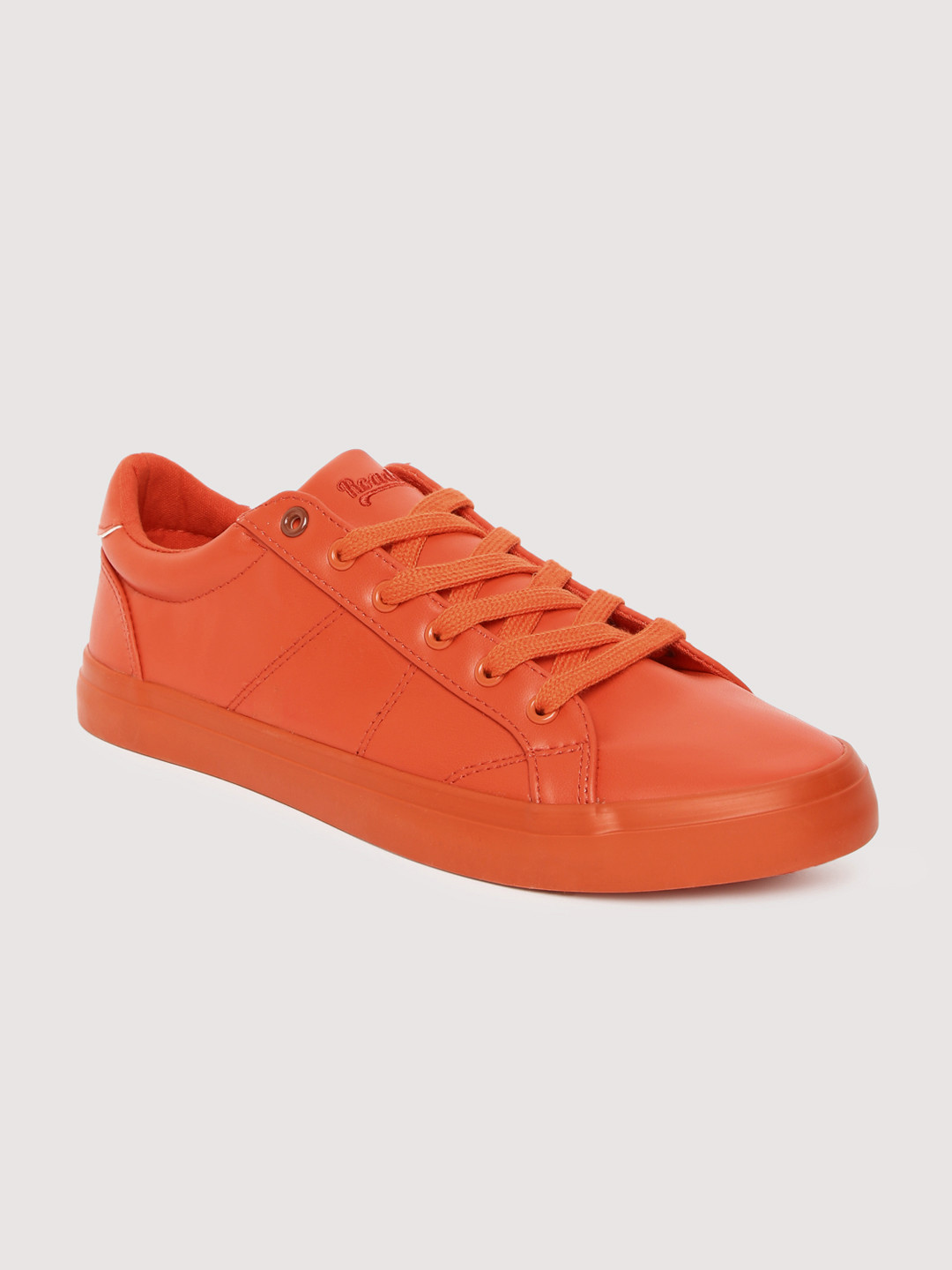 Buy Roadster Men Orange Solid Sneakers - Casual Shoes for Men 11566592 ...