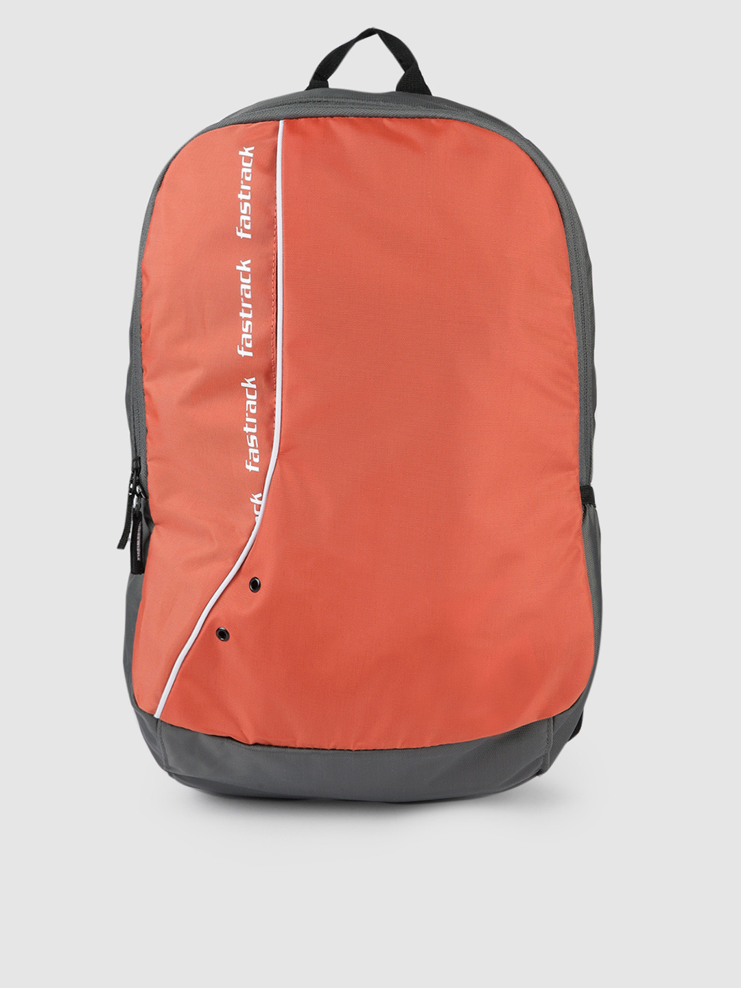Buy Fastrack Unisex Orange Brand Logo Printed Backpack - Backpacks for ...