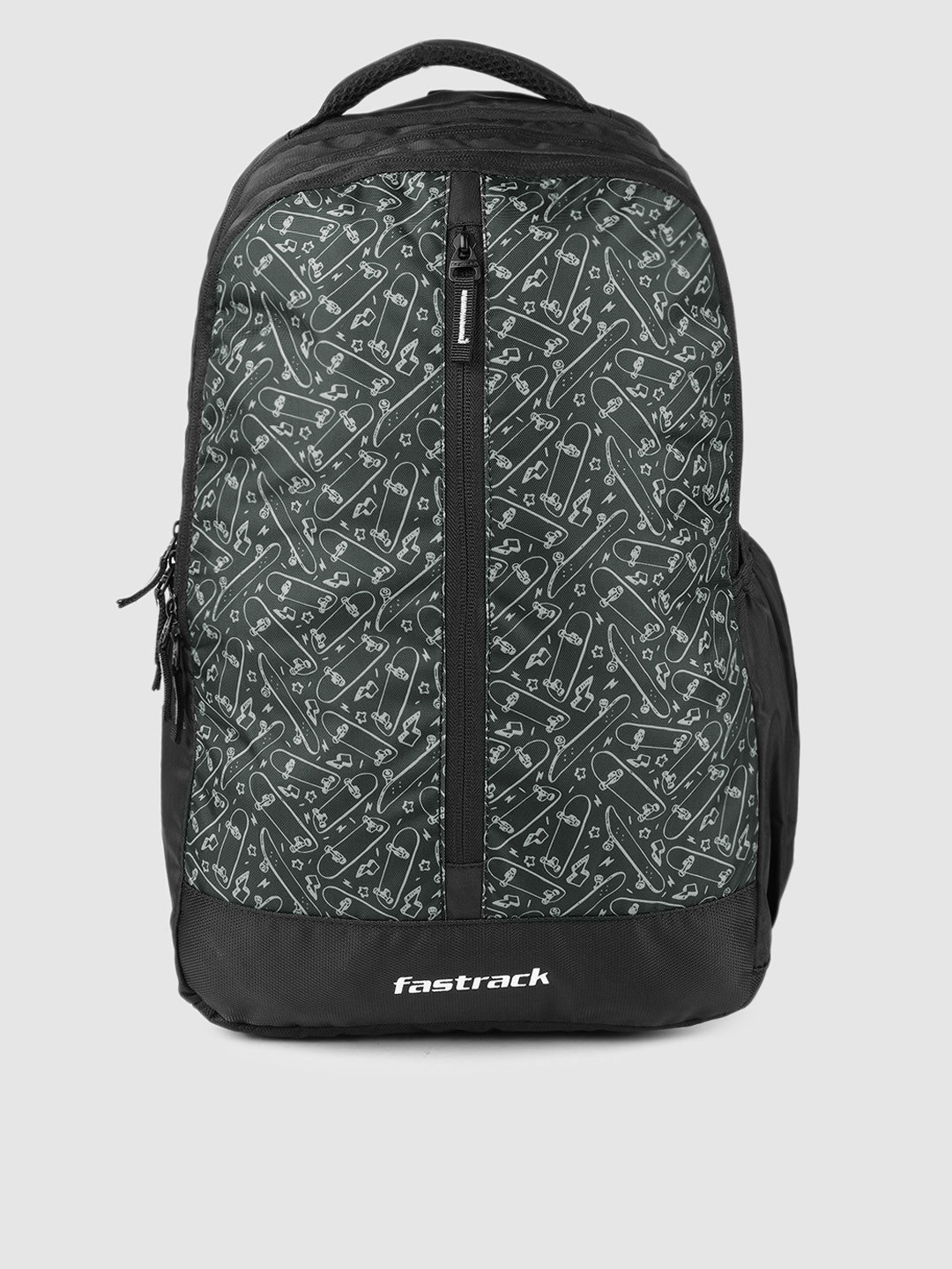 Buy Fastrack Unisex Black Graphic Backpack - Backpacks for Unisex ...