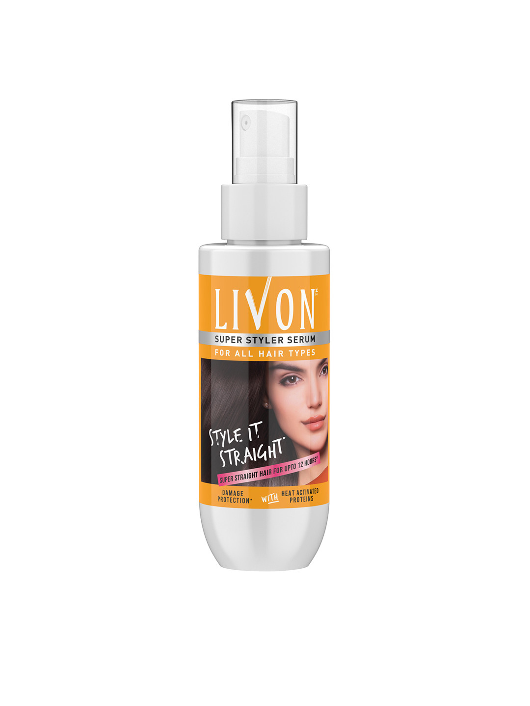 Buy Livon Hair Straightening Serum For Straighter Hair Upto 12 Hours ...