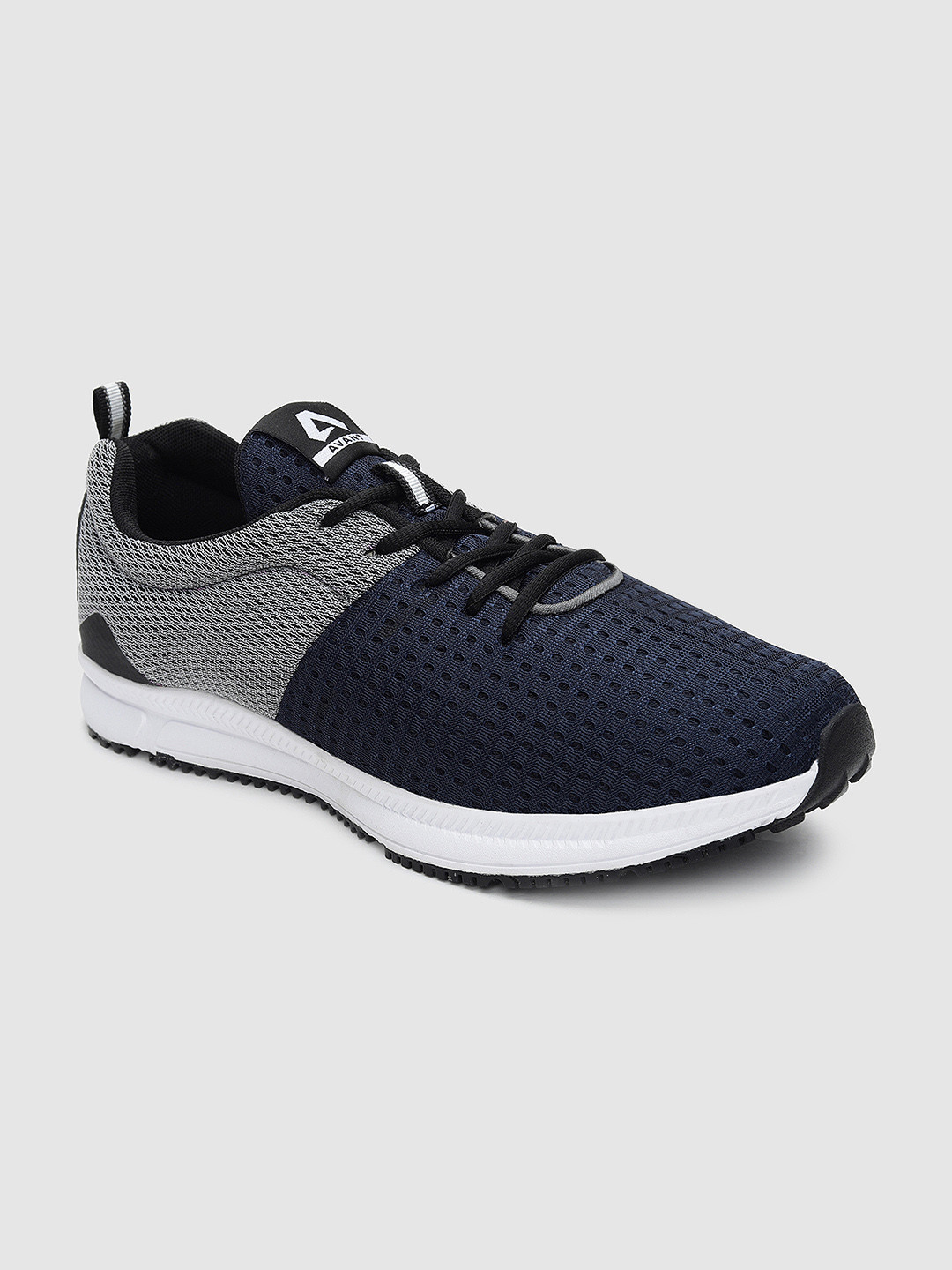 Buy AVANT Men Navy Blue & Grey Running Shoes - Sports Shoes for Men ...