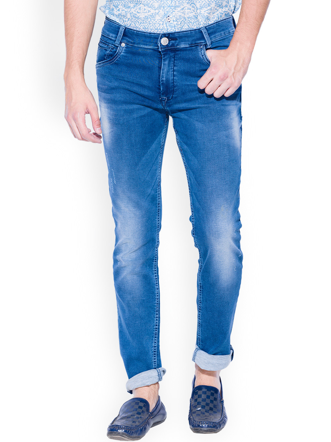 Buy Mufti Blue Jeans - Jeans for Men 1168509 | Myntra