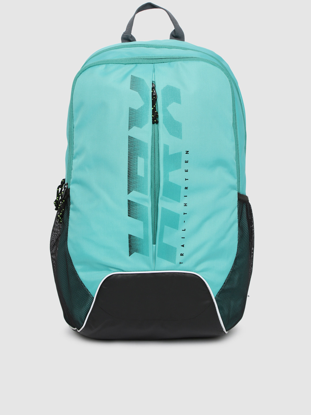 Buy HRX By Hrithik Roshan Unisex Teal Brand Logo Backpack - Backpacks ...