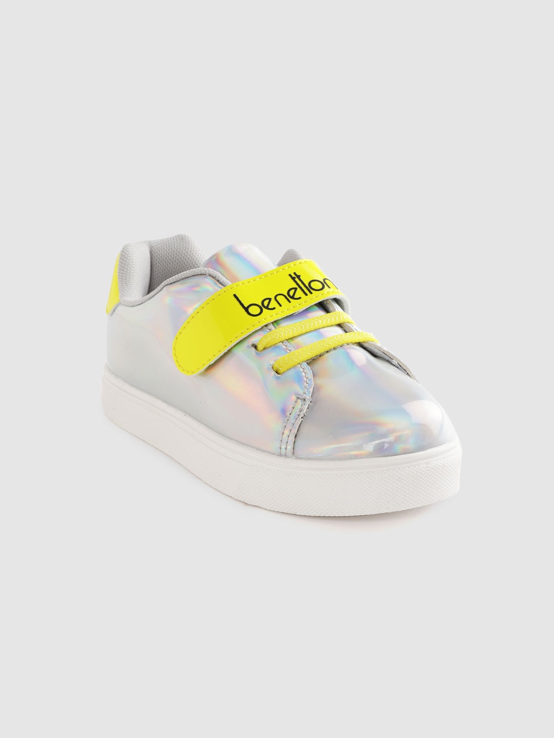 Buy United Colors Of Benetton Kids Silver Toned & Yellow Iridescent ...