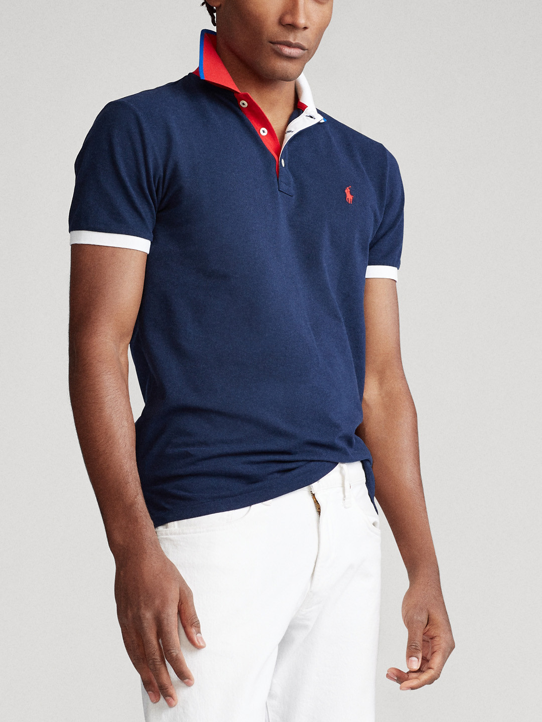 Buy Polo Ralph Lauren Men Custom Slim Fit Mesh Polo - Tshirts for Men ...