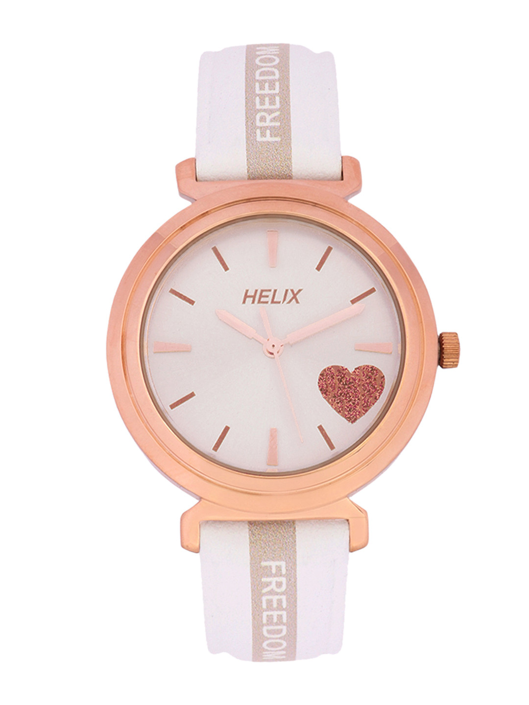 Buy Helix Women White Analogue Watch TW045HL02 - Watches for Women ...
