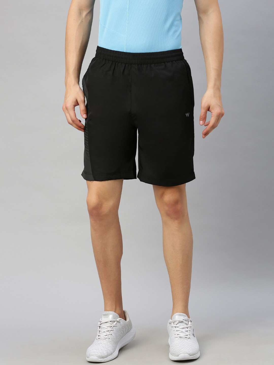 Buy Wildcraft Men Black Solid Regular Fit Active Sports Shorts Shorts