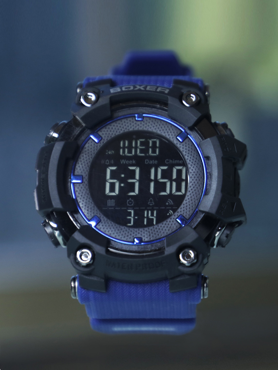 Buy BOXER Men Black & Black Digital Watch BD00163 - Watches for Men ...