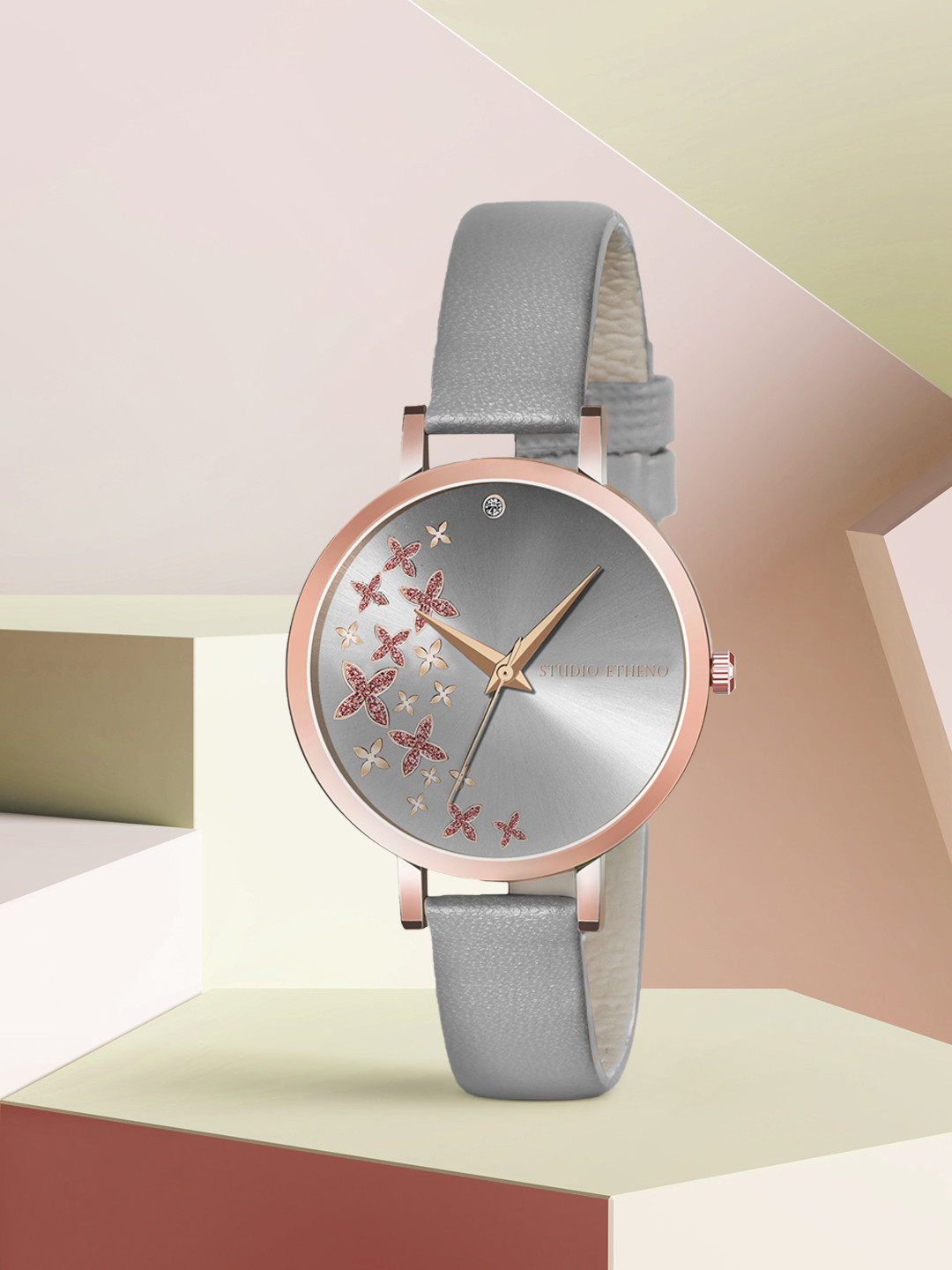 Buy STUDIO ETHENO Women Grey Analogue Watch SD STAR RG GRY - Watches ...