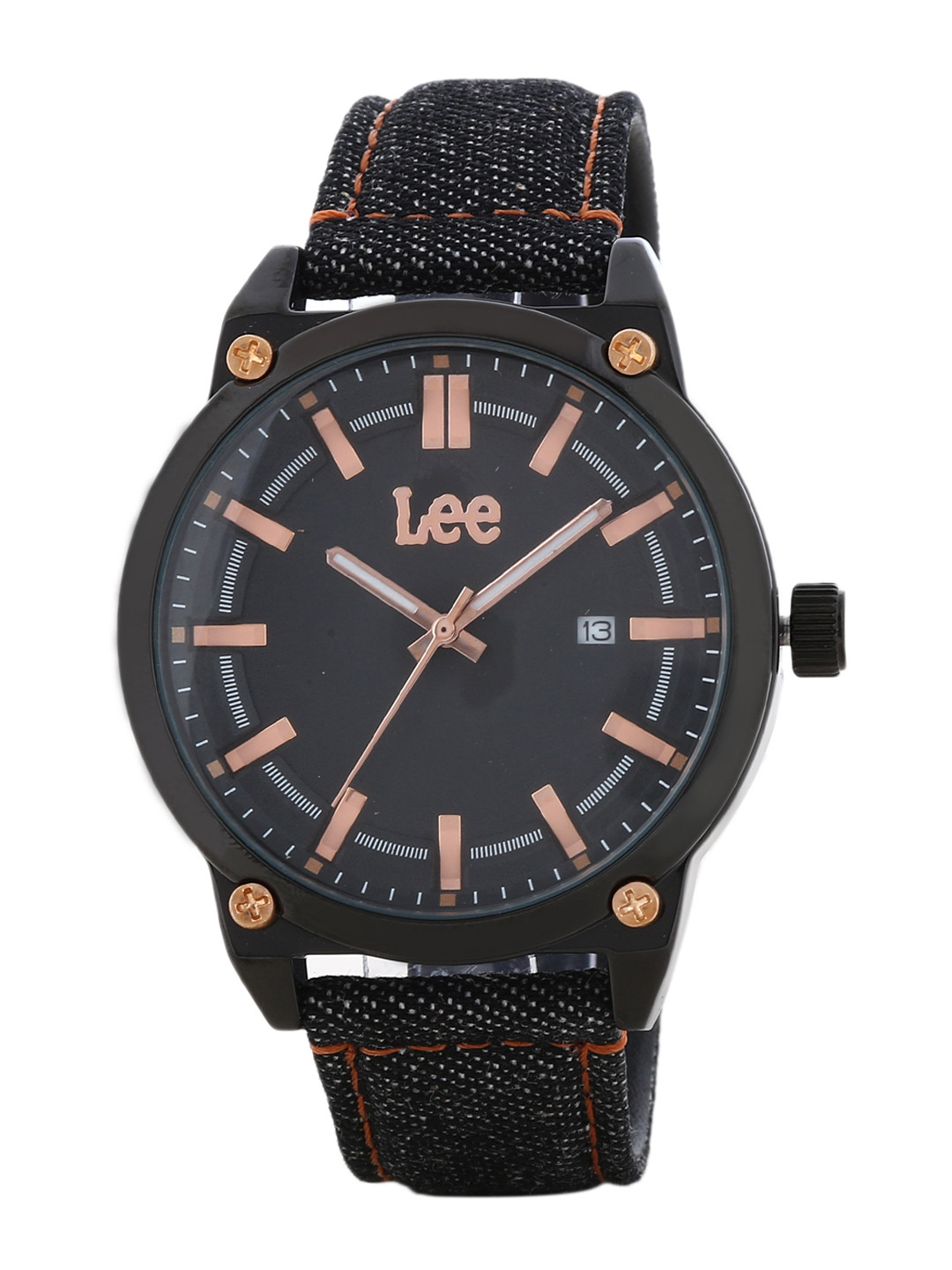 Buy Lee Men Black Analogue Watch LEF M79BBV1 1R - Watches for Men ...