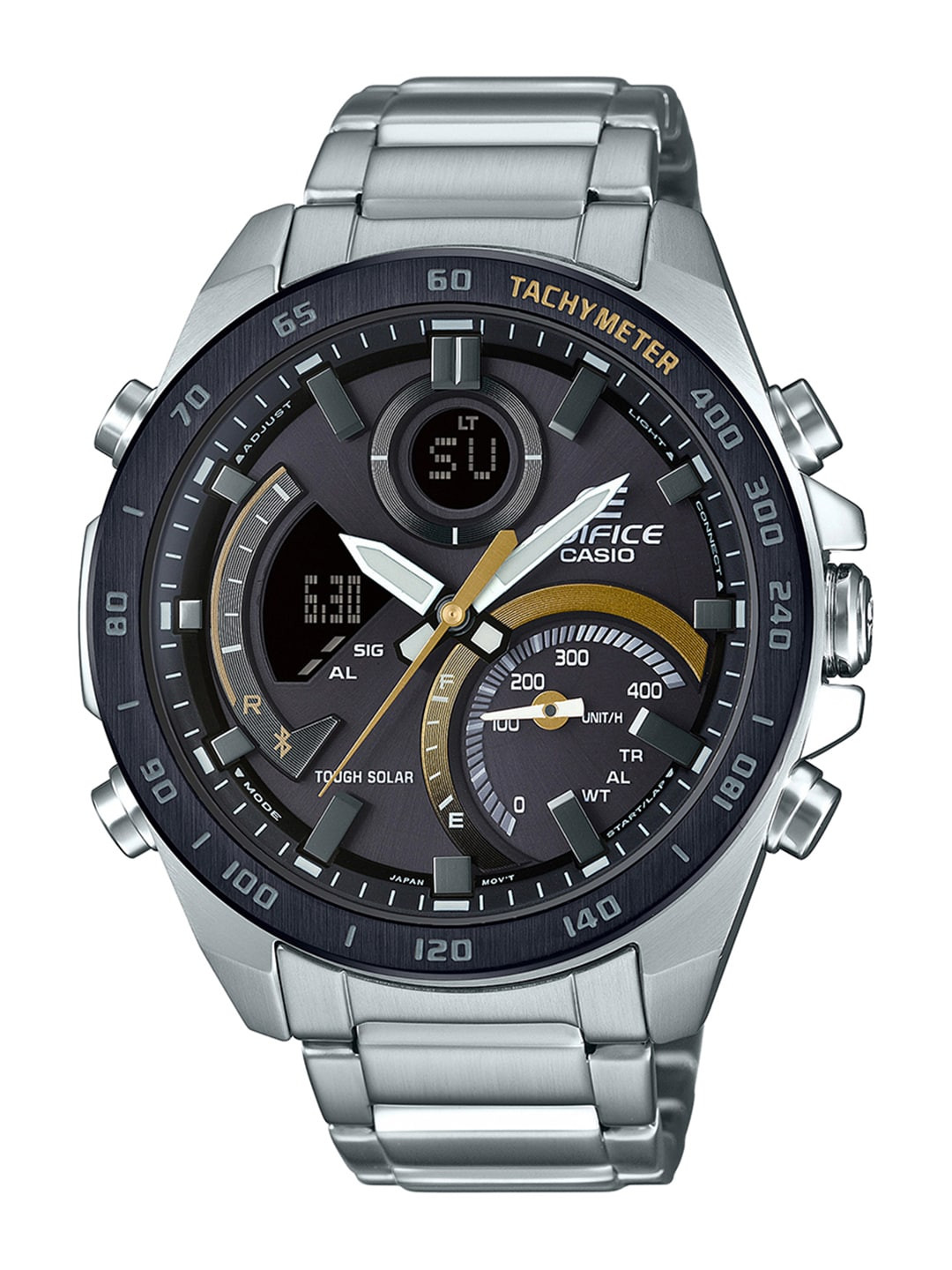 Buy CASIO Edifice Men Black Bluetooth Analogue And Digital Watch EX514 ...