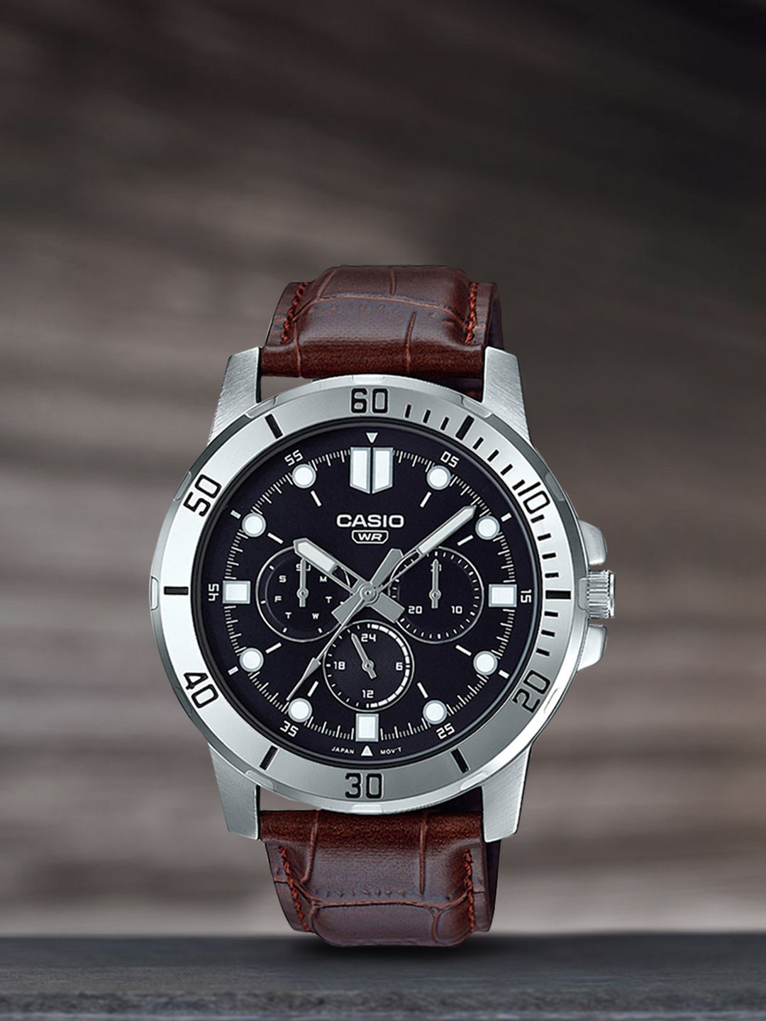 Buy CASIO Enticer Men Black Analogue Watch A1751 MTP VD300L 1EUDF ...